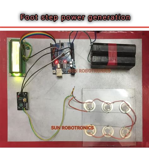 Sun Robotronics Foot Step Power Generation