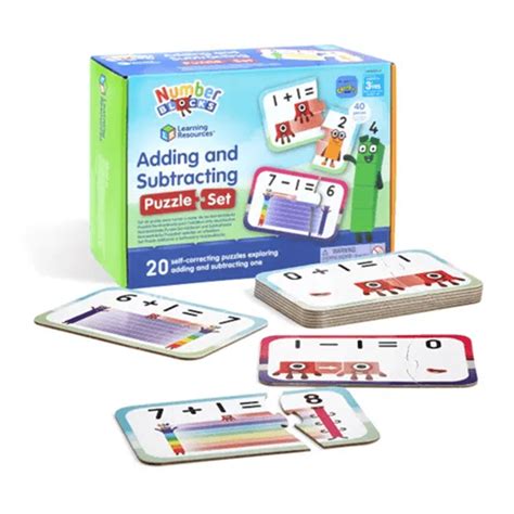 Numberblocks® Adding And Subtracting Puzzle Set Blocks Shop