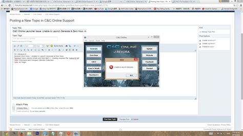C C Online Launcher Issue Unable To Launch Generals Zero Hour Missing Required File