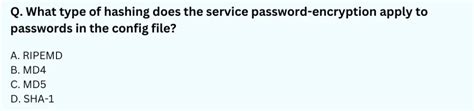 What Type Of Hashing Does The Service Password Encryption Apply To