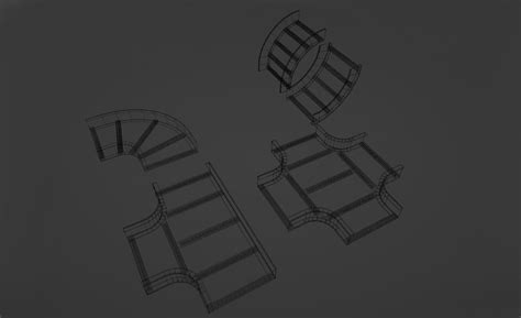 3d Network Cabling Trays For Archviz Turbosquid 1970950