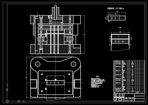 折弯翻孔件落料冲孔复合模 Cad图 Sw三维 Solidworks 2015 模型图纸下载 懒石网