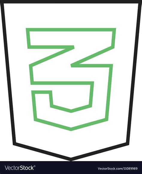 Css Royalty Free Vector Image VectorStock