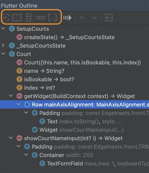 Wrap With Functionality Disabled In Flutter Outline Android Studio Stack Overflow