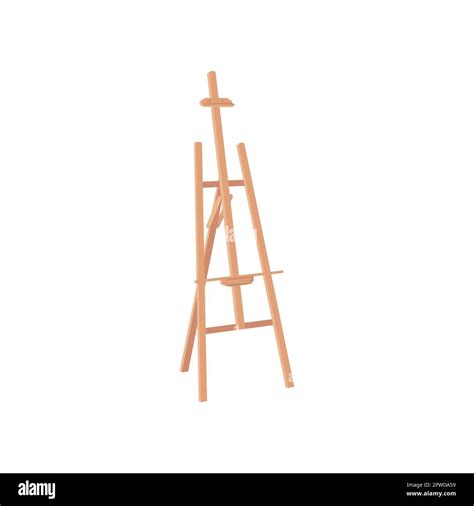Easel Isolated On White Background Stock Vector Image And Art Alamy