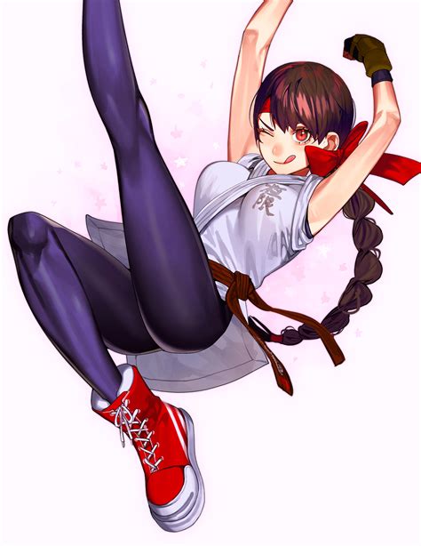 Yuri Sakazaki The King Of Fighters And More Drawn By Sokuse Kienta Danbooru