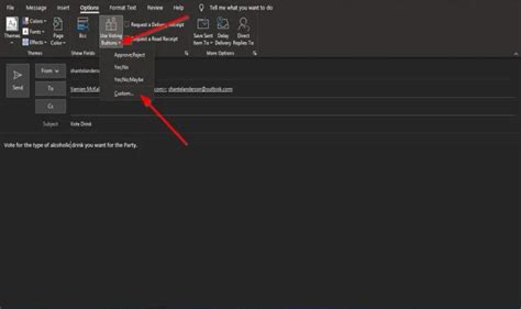 How To Create An Email Poll In Outlook
