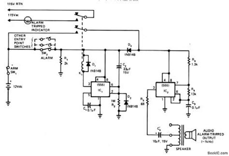 Index Alarm Control Control Circuit Circuit Diagram SeekIC Com