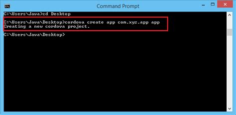 creating first cordova application online tutorials library list