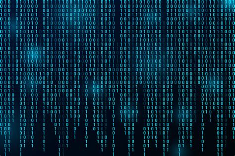 Digital Binary Data And Streaming Binary Code Background Stock Illustration Download Image Now