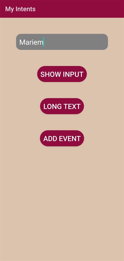 github mariemabdi myintents android application to learn intents