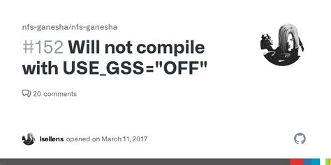 Will Not Compile With USE GSS OFF Issue Nfs Ganesha Nfs Ganesha GitHub