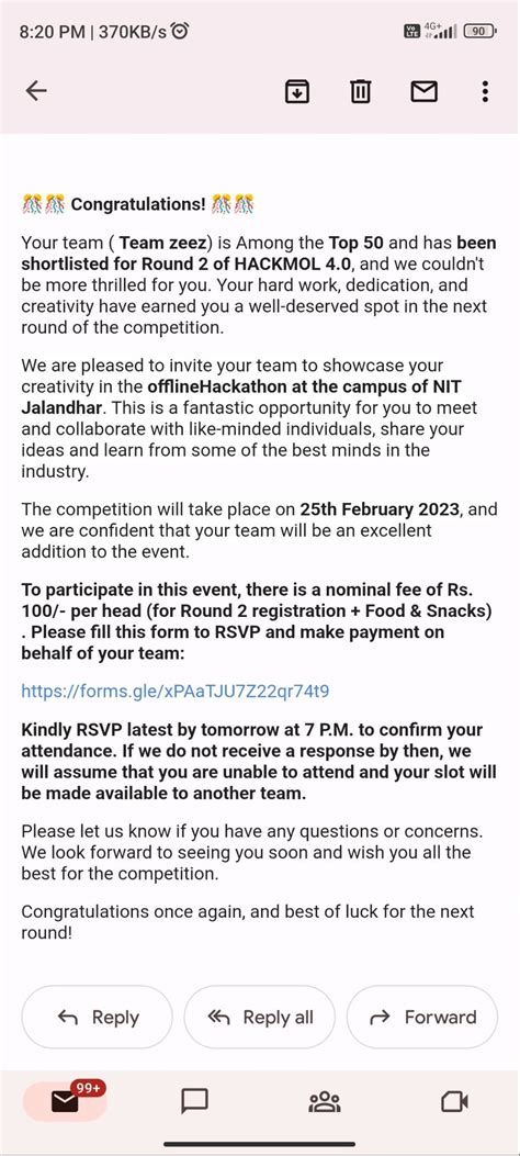 Surendar G B On Linkedin Hackmol Hackmol Nitjalandhar Technology Cit