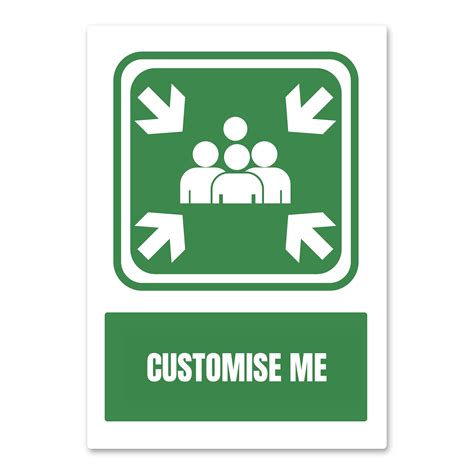 Customisable Assembly Point Health And Safety Sign Quick Signs 4 U Customisable Assembly Point Health And Safety Sign Quick Signs 4 U