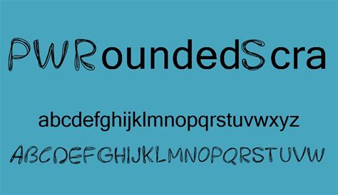 PW Rounded Scratch Free Font
