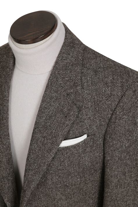 트란퀼 콜라보 헤링본 트위드 자켓cambridge Members