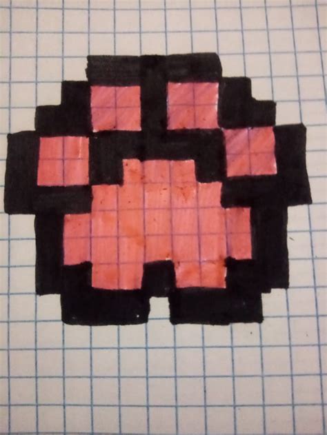 🐾лапка по клеточкам🐾 в 2025 г Рисунки крестов Легкие рисунки