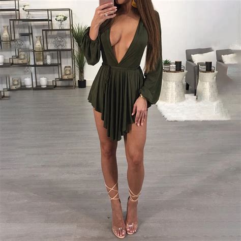 Buy 2018 Sexy Low Cut Women Dresses Women Casual Long