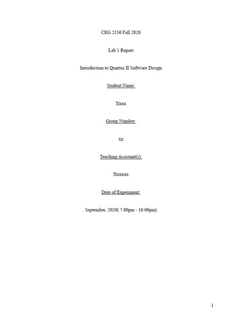 Ceg 2136 Lab 1 Pdf