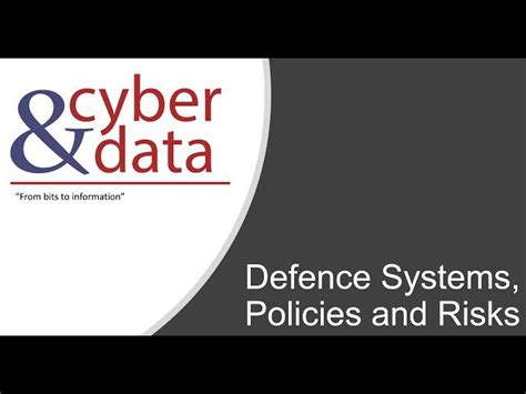 Free Video Cyber And Data Defence Systems Policies And Risk From Bill