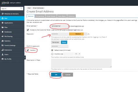 How To Set Up Email Accounts And Email Forwarders In The Plesk Web Hosting Control Panel
