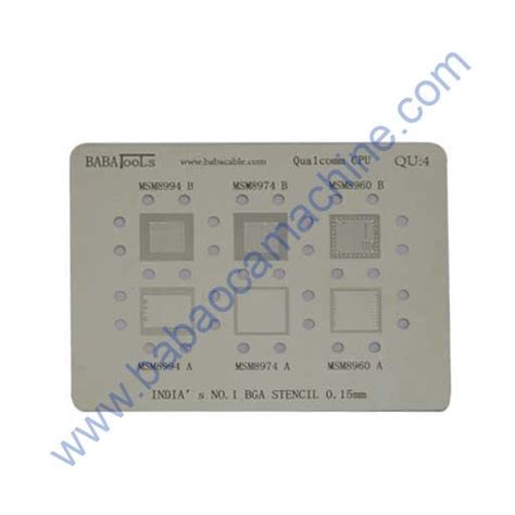 Baba Bga Stencil Qu For Qualcomm Cpu Baba Tools Store
