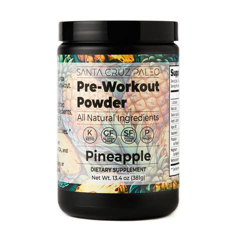 Pineapple Pre Workout Powder Santa Cruz Paleo