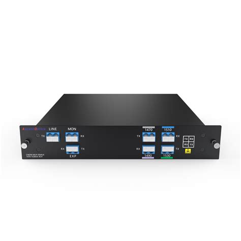 Cwdm Muxdemux 4ch 1470 1530nm With 1550 Port Ascentoptics