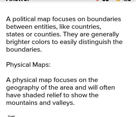 Difference Between Physical Map And Political Map Class 6 Design Talk
