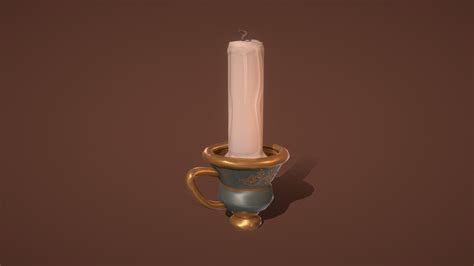 Stylized Candle Download Free 3d Model By 虹コ Njko39 3dc1d57