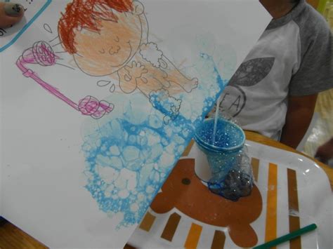 미술 만3세 비누거품그림 미소쌤만 몰랐던 꿀팁 ♡ 네이버 블로그