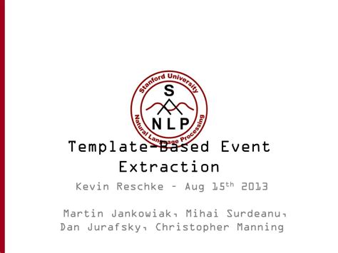 Ppt Template Based Event Extraction Powerpoint Presentation Free Download Id2722730