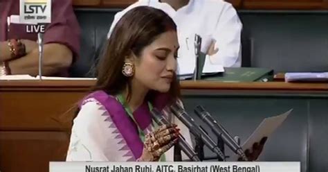 I Represent An Inclusive India TMC MP Nusrat Jahan Hits Back After Reported Fatwa Against Her