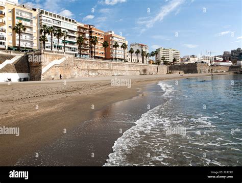 Sandy Beach Calle Independencia Ceuta Spanish Territory In North