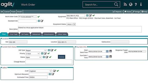 work order detail