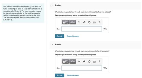 Solved In A Physics Laboratory Experiment A Coil With Chegg