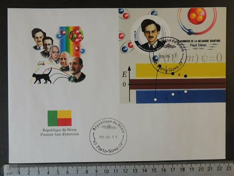 2017 Fdc Physics Science Paul Dirac Schrodinger Bohr Planck Heisenberg United States Stamp