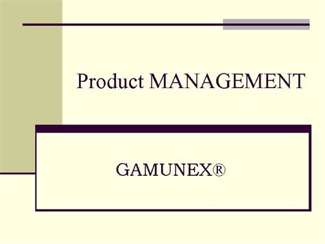 Product Management The Messages Koate Gamunex Hyperhep Hyperho Product