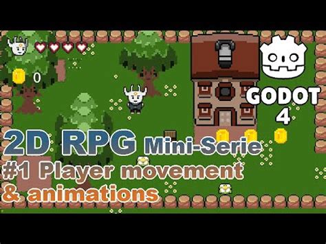 Godot 4 2D RPG Mini serie - 1 - Player movement & animations - YouTube