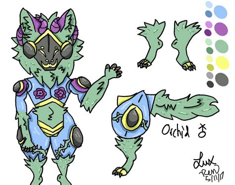 Orchid The Protogen By Skeleton Lux On Deviantart