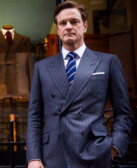Colin Firth In Kingsman Wearing A Holland And Sherry Viceroy Flannel