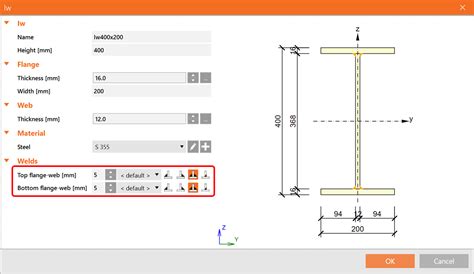 Check Welds Of Welded Sections Idea Statica