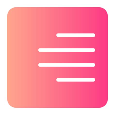 Right Alignment Free Icon