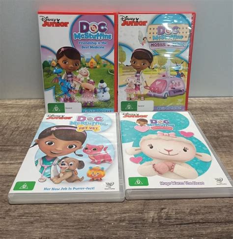 DOC MCSTUFFINS DVD Lot PAL X4 14 41 PicClick UK