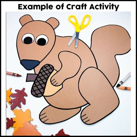 Squirrel Craft Activity Crafty Bee Creations