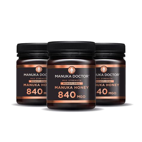 Trio Pack 840 Mgo Manuka Honey 250g Manuka Doctor Ireland