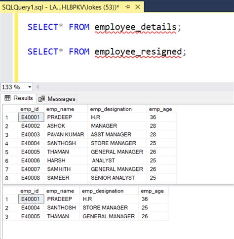 How To Select All Records From One Table That Do Not Exist In Another