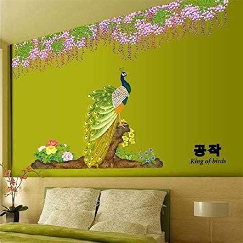 Stickershopee Peacock Wall Decals Lotopk
