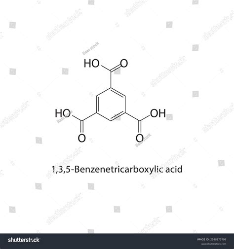 135 Benzenetricarboxylic Acid Skeletal Structurecarboxylic Acid