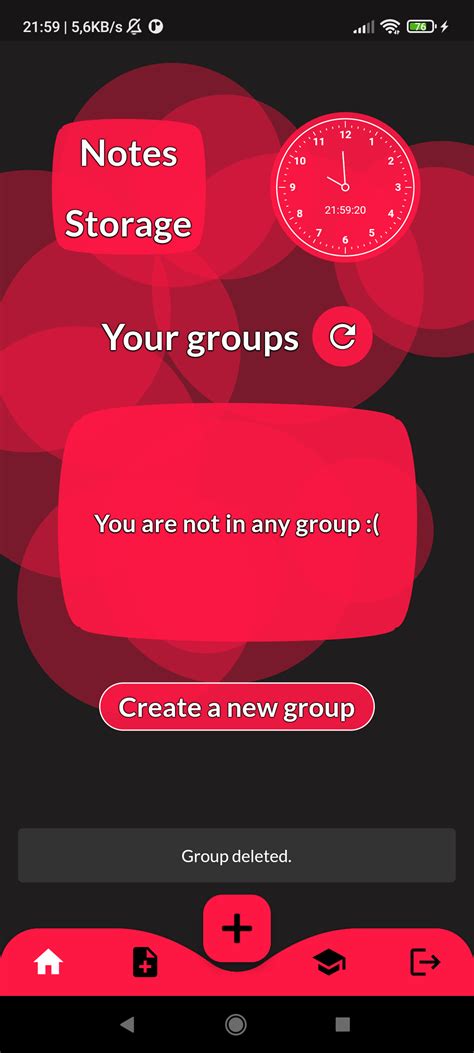 A Small App For Creating And Storing Group Notes Using Firebase Services